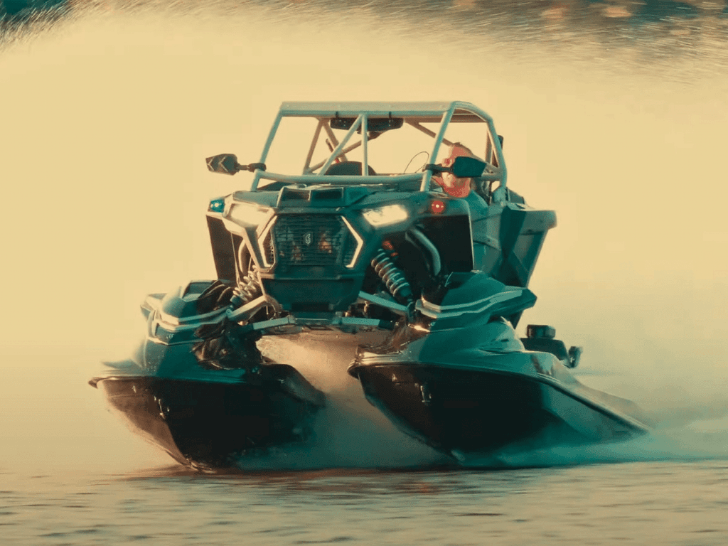 This ATV Mounted on Two Jet Skis is $360,000 of Engineering Absurdity ...