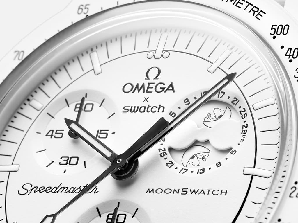 Swatch x OMEGA Mission to the Moonphase 'Snoopy' Has Landed | Man of Many