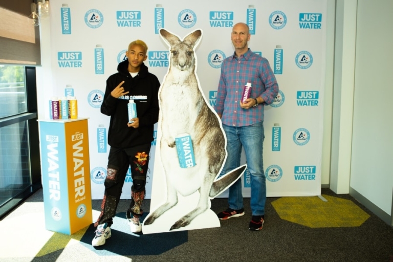 INTERVIEW: Jaden Smith's JUST Water Lands Down Under | Man of Many