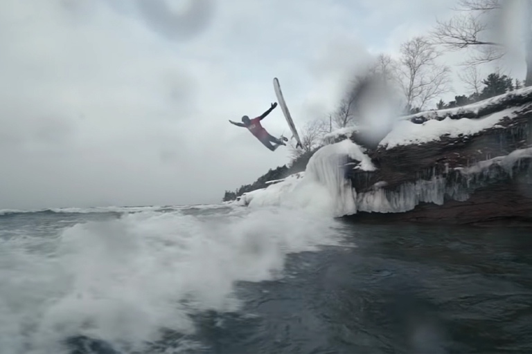 The Ice Beard Surfers of Lake Superior | Man of Many