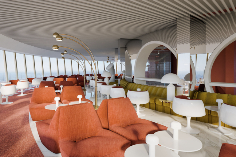 Bar 83 at Sydney Tower Scores a 'Jetsons' Inspired Reno | Man of Many