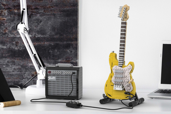 Riff a New Sound with the LEGO Fender Stratocaster | Man of Many