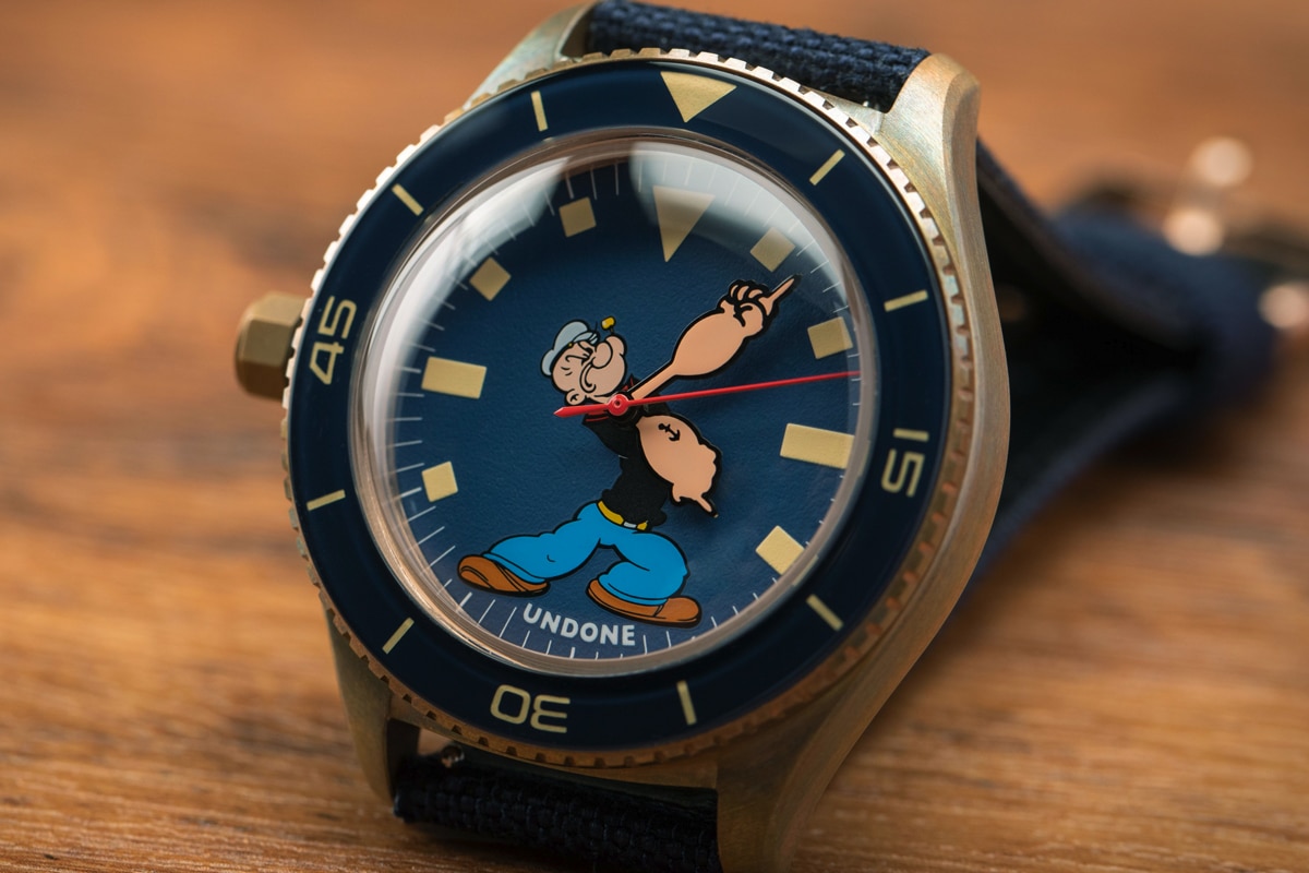 UNDONE's Popeye & Friends Inspired Timepieces are Strong to the Finish ...