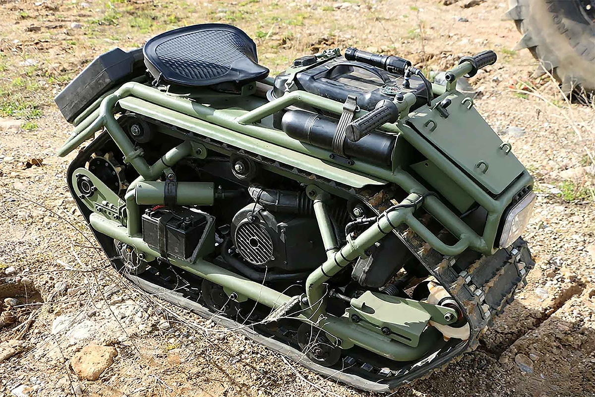 This 'Hamster' is a Russian ATV with Snowmobile Track For Wheels | Man ...