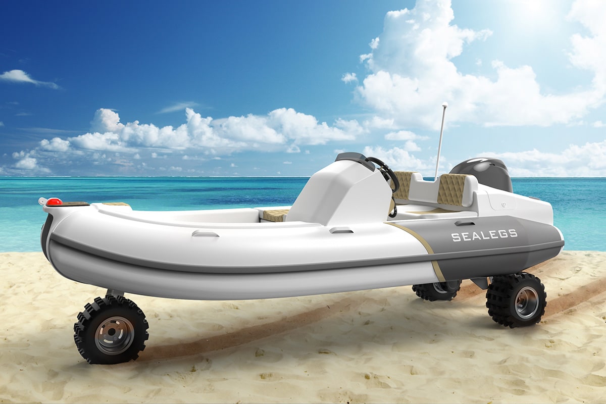 Sealegs 3.8m is the World’s Most Compact Amphibious Production Boat ...