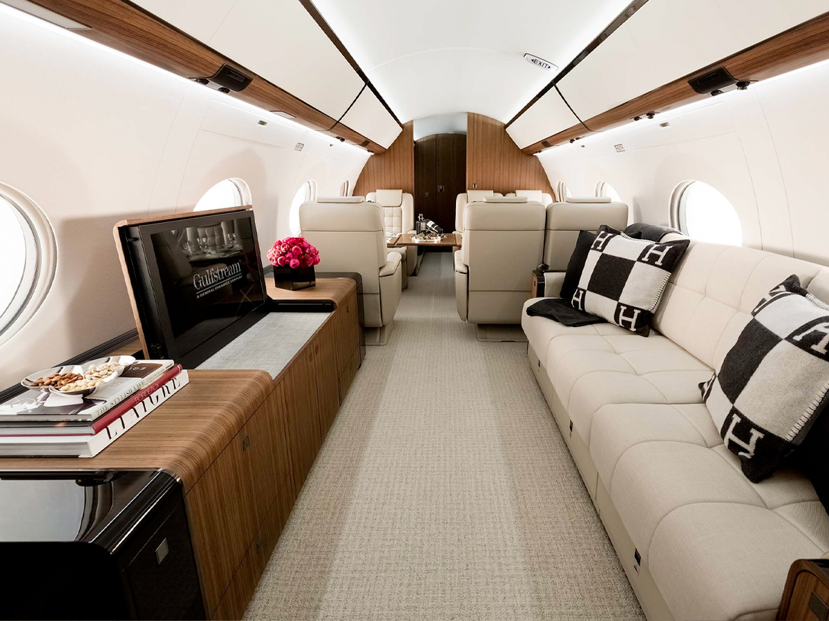 Inside Kim Kardashian s New 200 Million Private Jet Man Of Many