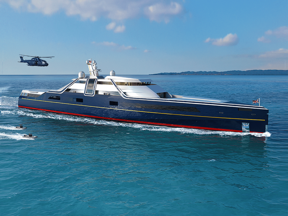 Meet the Secret Royal Yacht Britannia Design That Never Hit the Water ...