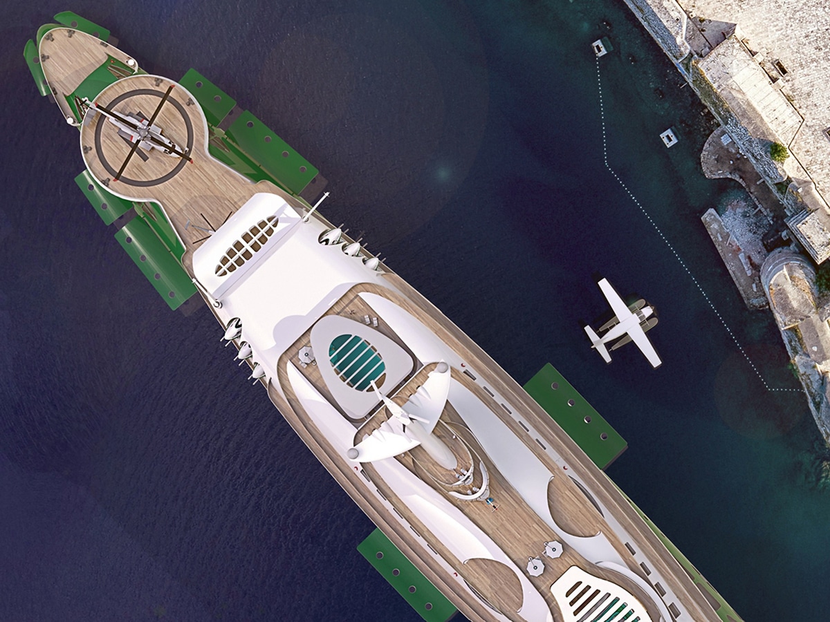 Steve Kozloff’s G-Quest Gigayacht Can Circumnavigate the Globe on One ...