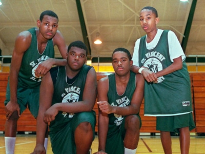 LeBron James Takes Flight in Peacock's 'Shooting Stars' Biopic Trailer ...