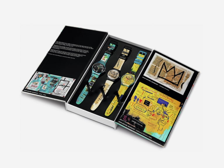 Swatch Brings Jean-Michel Basquiat's Artwork to Life with New Watches ...