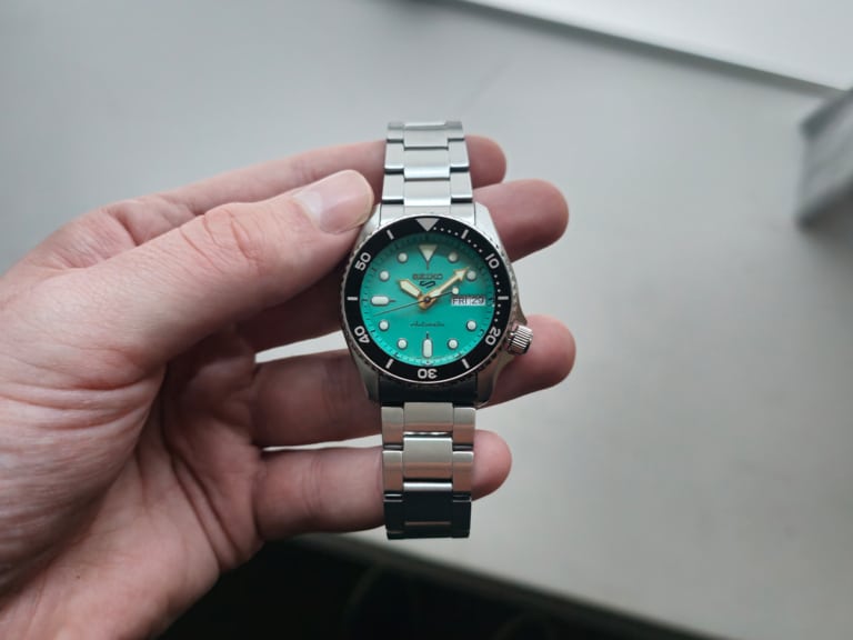 On the Wrist: Seiko 5 Goes Small in Trendy Teal | Man of Many