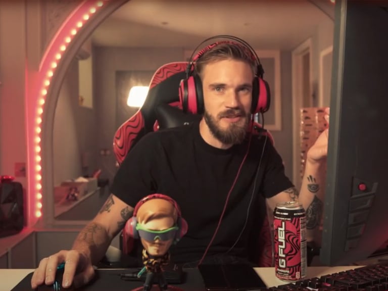 PewDiePie's Gaming Setup & Gear Behind all that Money | Man of Many
