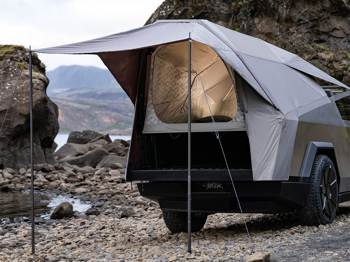 $2,975 Tesla Basecamp Tent is the Ultimate Cybertruck Accessory | Man ...