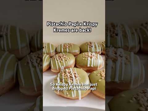Krispy Kreme x Pistachio Papi Is BACK 🍩🔥 | Limited Edition Taste Test ...