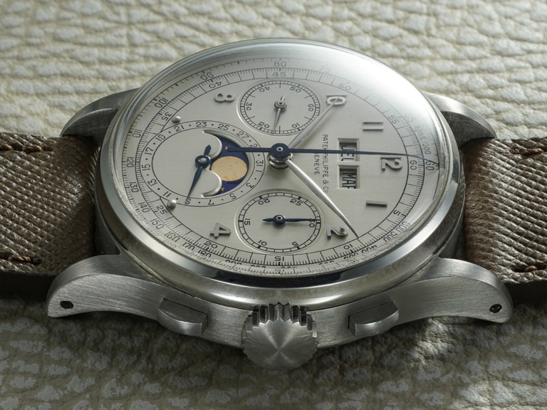 The First Stainless-Steel Patek Philippe Perpetual Calendar Chronograph ...