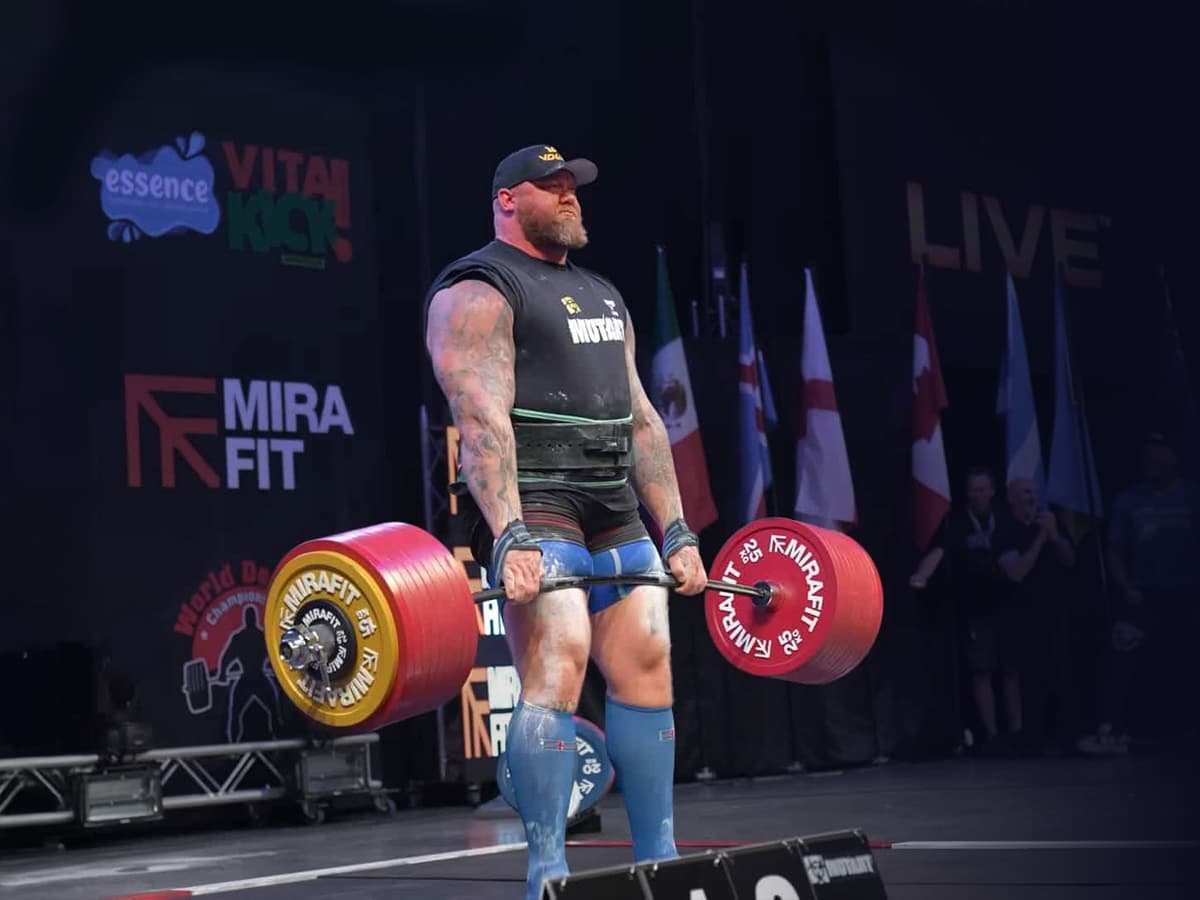 Watch 'Game of Thrones' Star Shatter Deadlift World Record...Again | Man of Many
